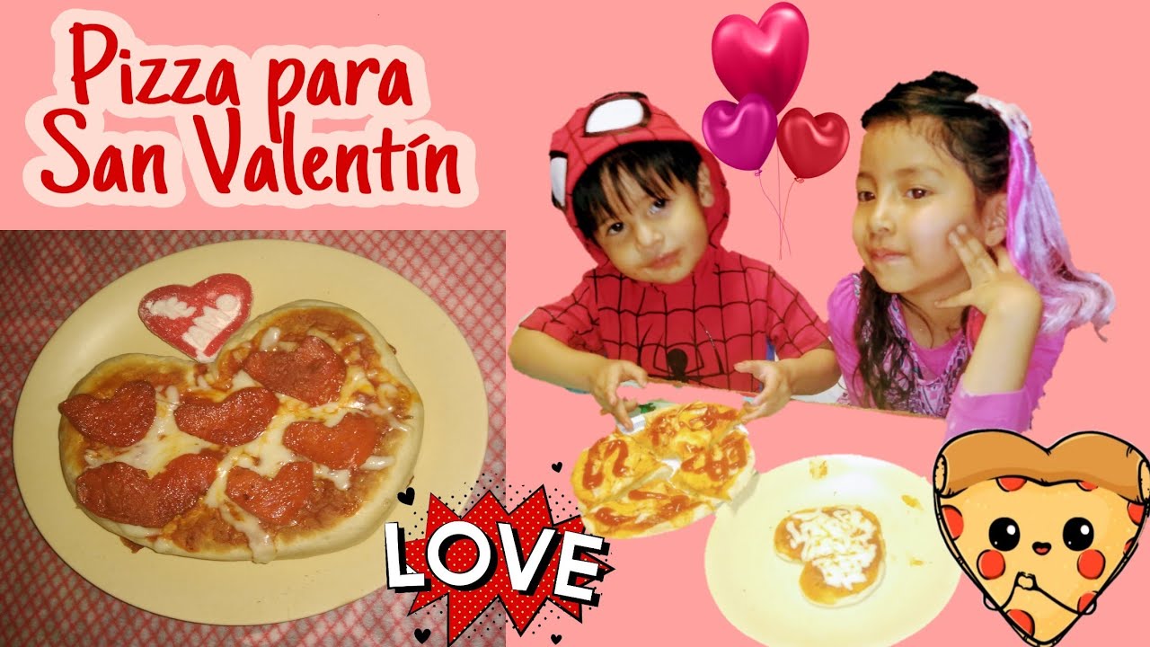 Pizza de Corazón para San Valentín 🍕 ️| Feliz día del Amor y la Amistad ...