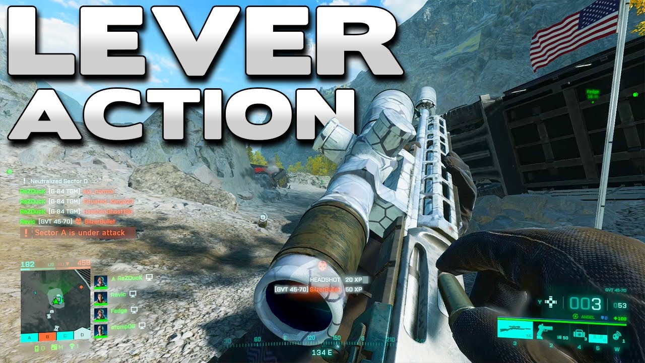 Battlefield 2042 Lever Action Satisfaction 6 (GVT 45-70) - YouTube