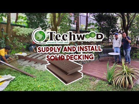 TECHWOOD DECKING SUPPLY AND INSTALL - YouTube