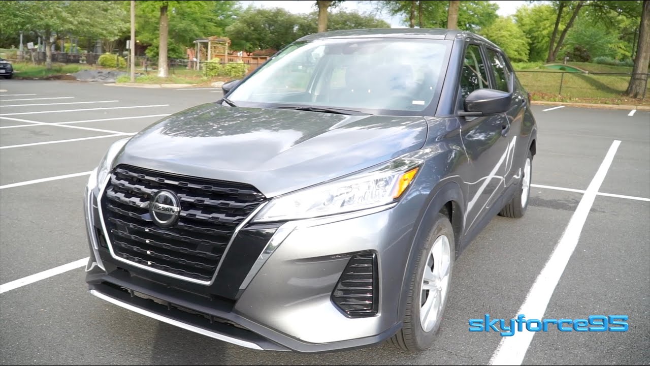 Nissan Kicks S (2021) - Boulder Gray Exterior Overview - YouTube