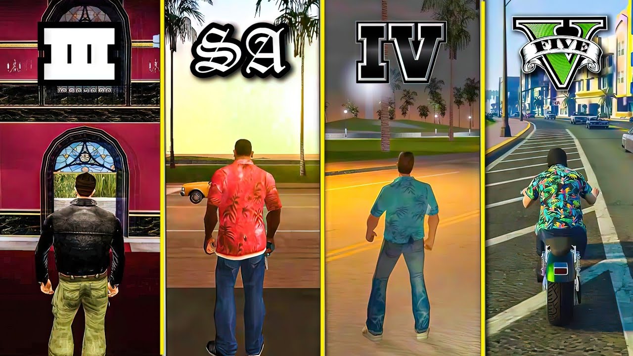 Visiting Miami GTA VC 😍in GTA Game Engine - YouTube