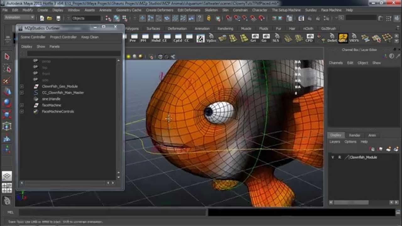 Tutorial: Build a Modular Based Rig with Maya and ZBrush: Part 3-4 - YouTube