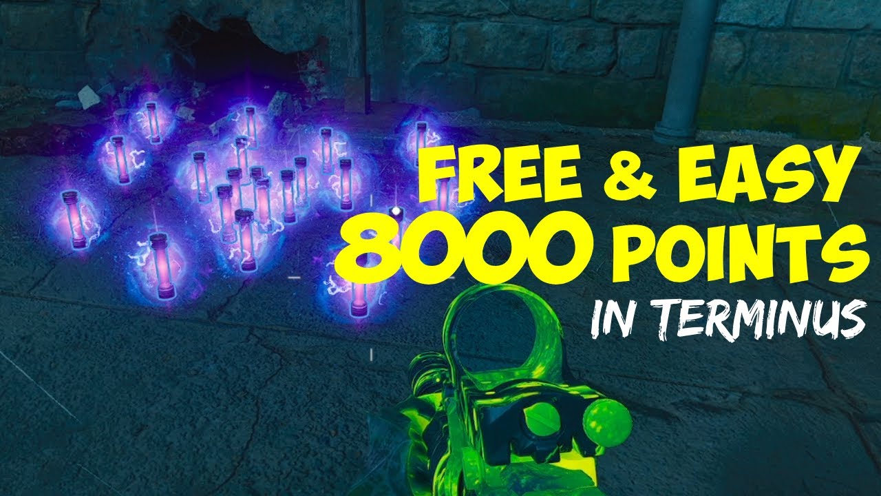 HOW TO GET A *FREE & EASY* 8000 POINTS *FAST* in TERMINUS! (BO6 ZOMBIES ...
