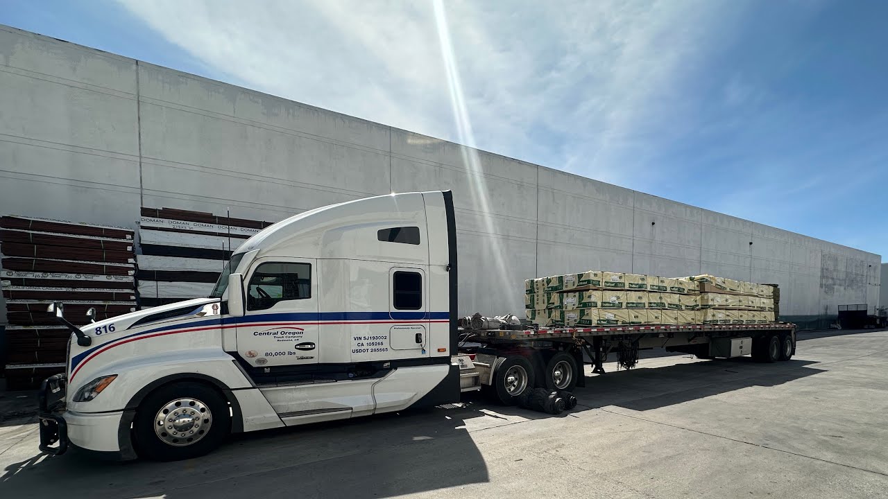 OTR Flatbed Trucking #314. Delivering and picking up in Klamath Falls ...