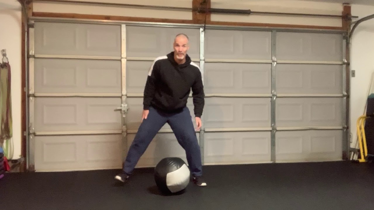 Medicine Ball Roll and Reach - YouTube