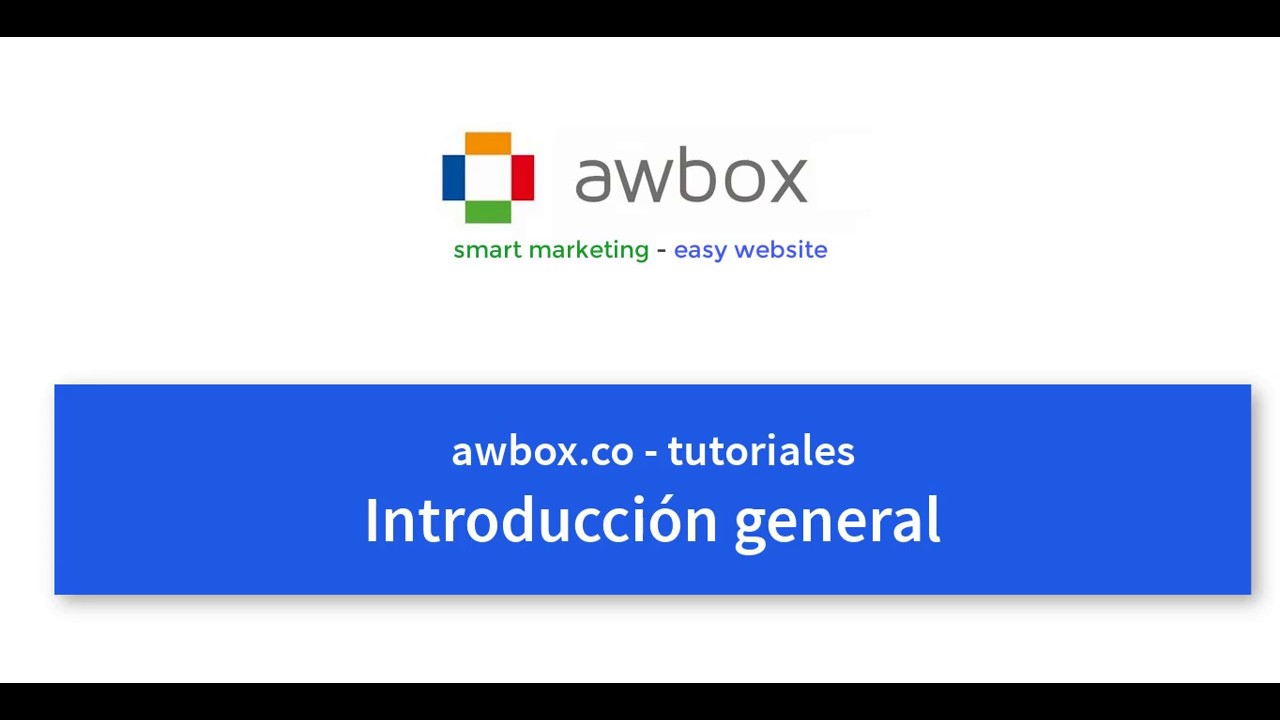 awbox tutoriales introduccion general - YouTube