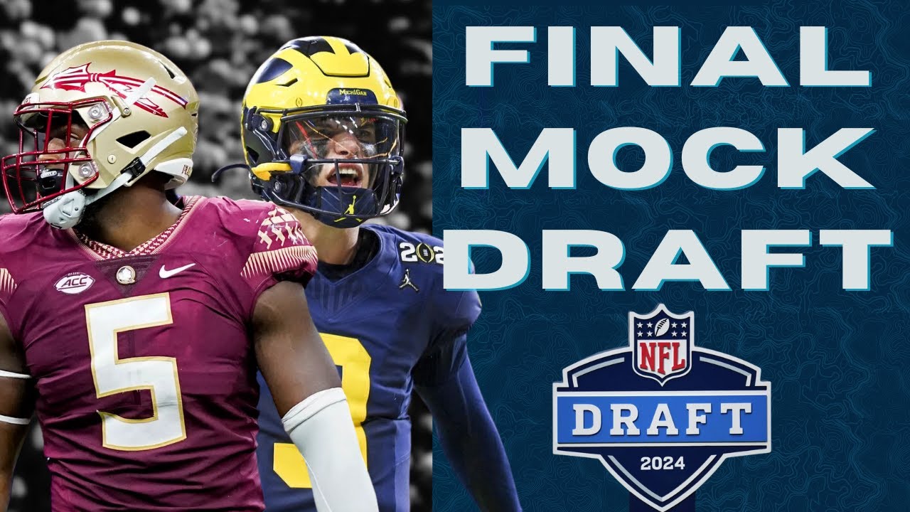Happy Draft Day! FINAL MOCK DRAFT. TRADES + 2nd ROUNDERS - YouTube