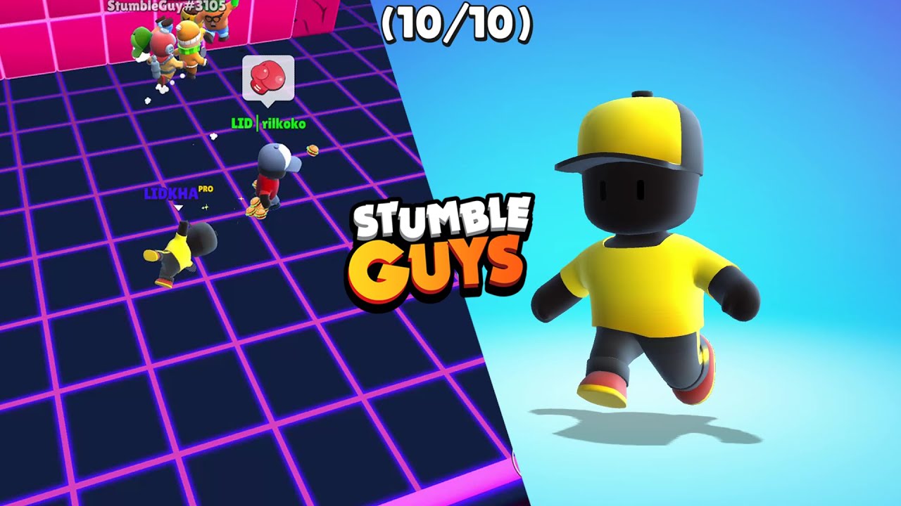 STUMBLE GUYS COSTUME BLOCK DASH OR LEGENDARY ENJOYY PARTY #50ksub - YouTube