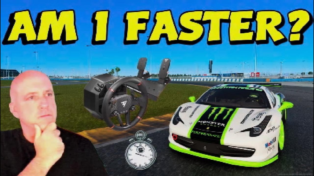 Has A Racing Wheel Made Me A Faster Sim Racer - YouTube
