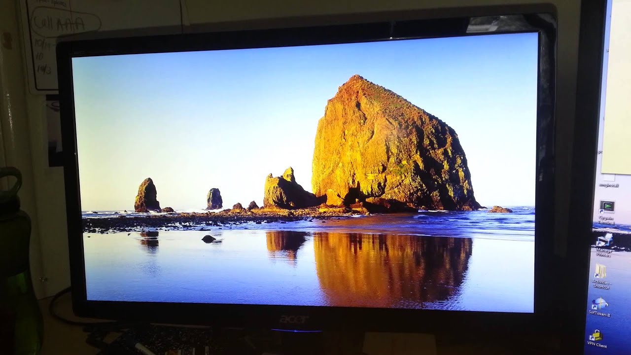 Acer 20 inch monitor - YouTube