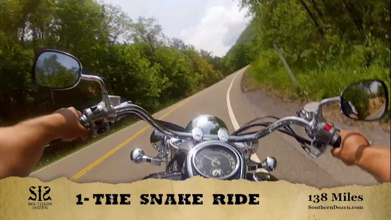 Southern Dozen Ride 1 - The Snake Ride - YouTube