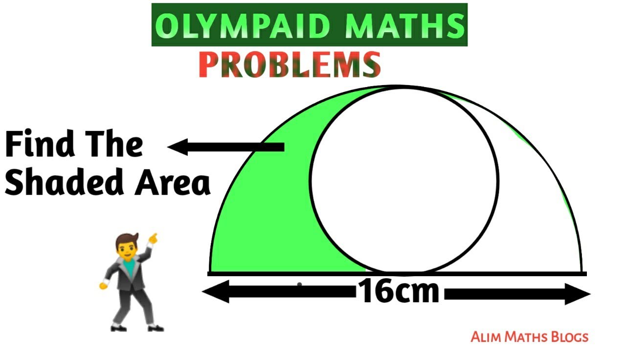 Calculate The Area Of Shaded Region. Math Olympaid Questions. - YouTube