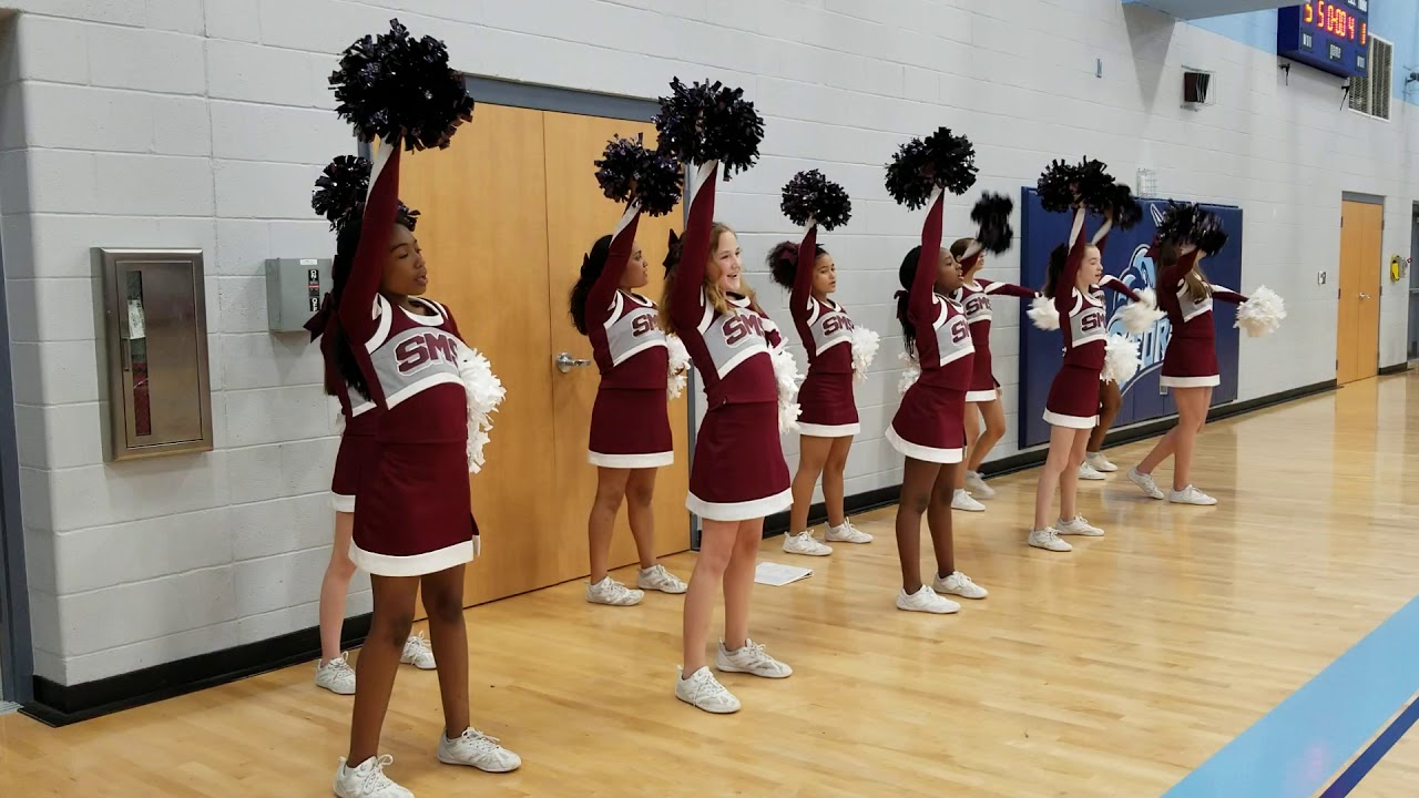 SMS cheer 7th grade - YouTube