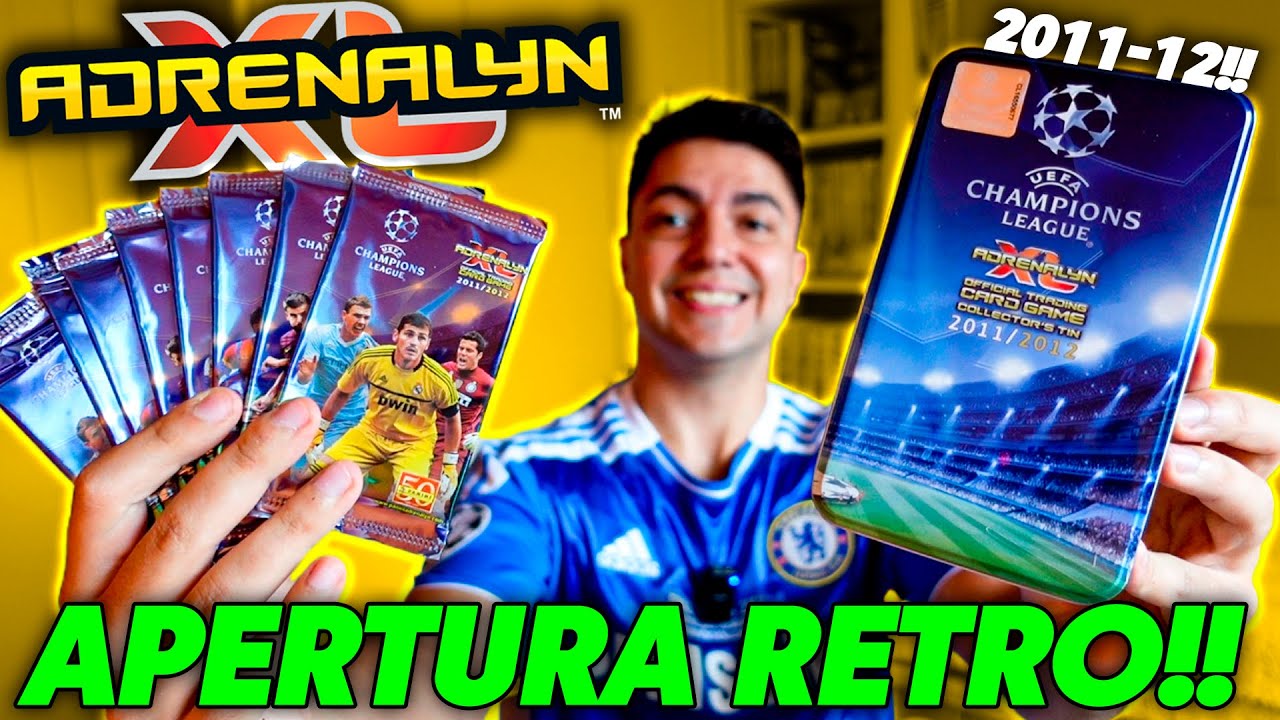 CAJA METÁLICA RETRO ADRENALYN XL 2011-12 CHAMPIONS LEAGUE!!! - YouTube