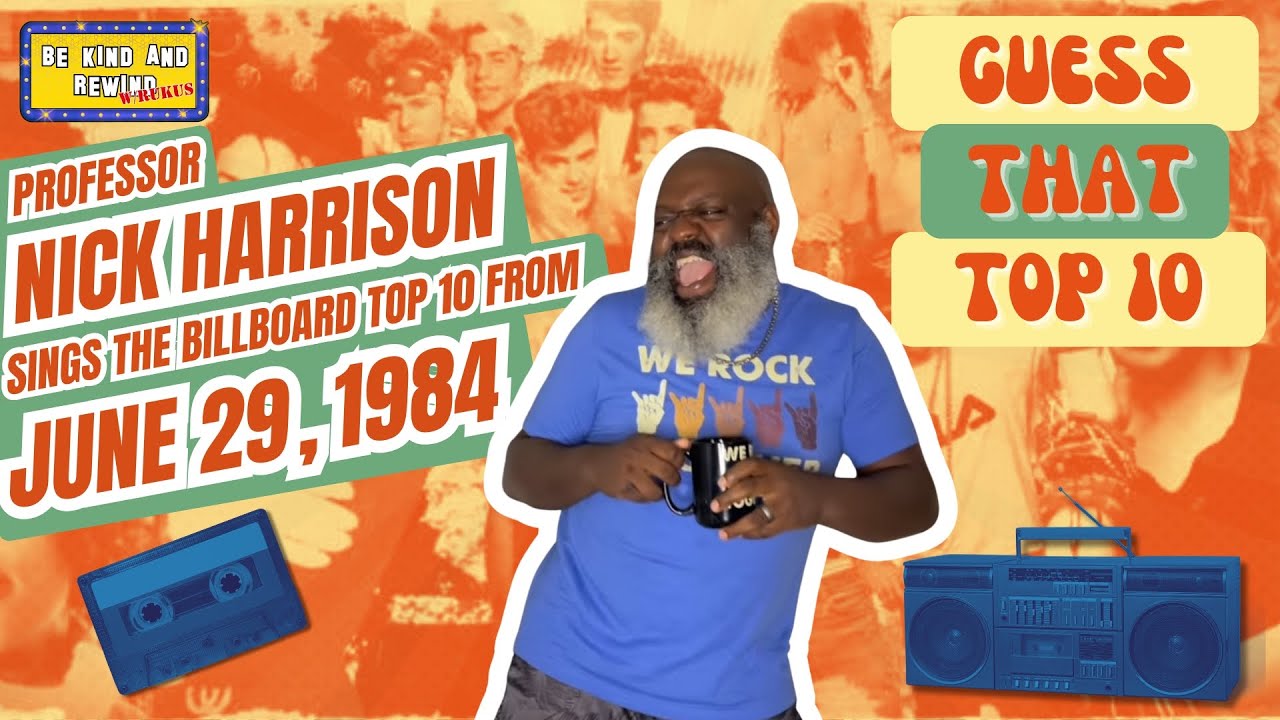 TikTok Star PROFESSOR NICK HARRISON Sings The BILLBOARD TOP 10 Songs ...