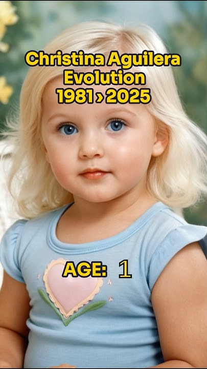 The Evolution of Christina Aguilera: Age 1 to 44! - YouTube