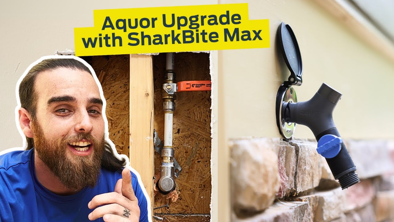 How to Install Aquor using SharkBite Max - YouTube