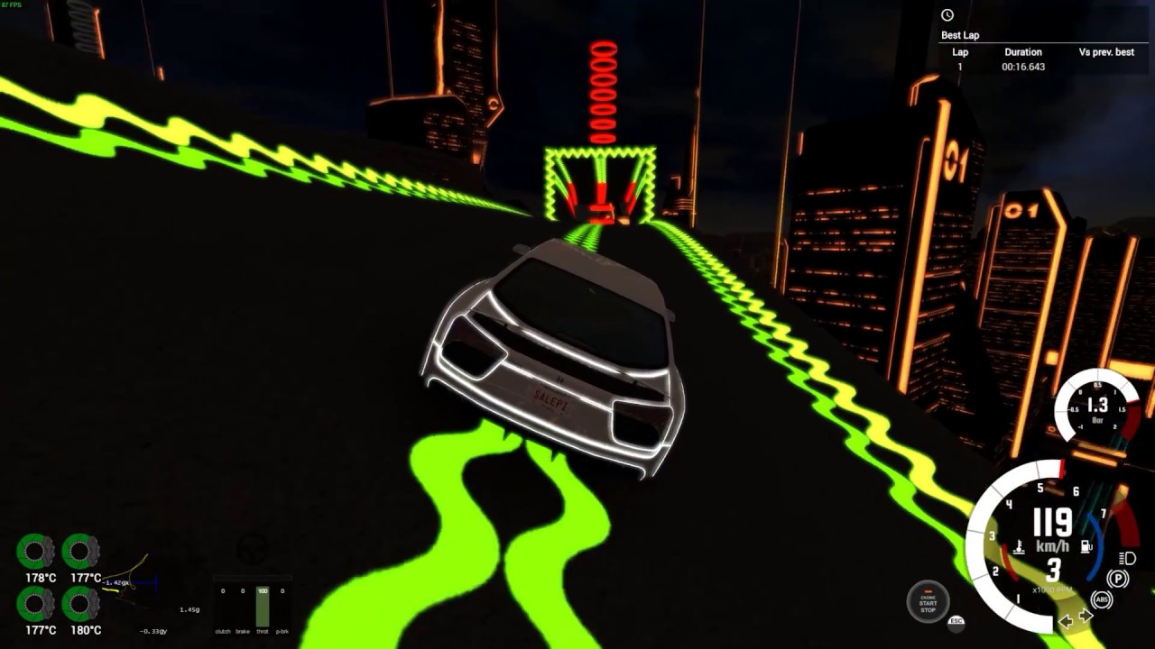 BeamNG Drive - Neon Course - YouTube
