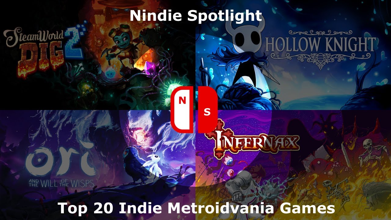 Top 20 / Best Indie Metroidvania Games on Nintendo Switch - YouTube