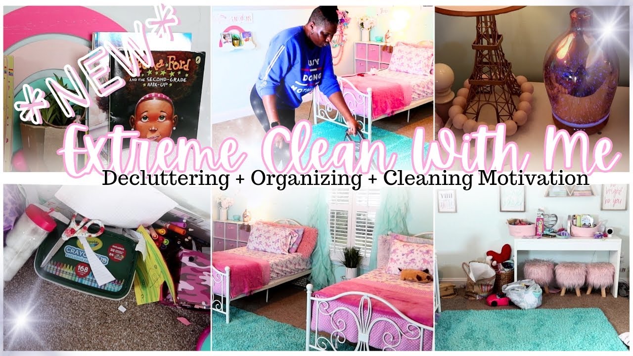 *NEW* EXTREME CLEAN WITH ME// DECLUTTERING// ORGANIZING// +CLEANING ...