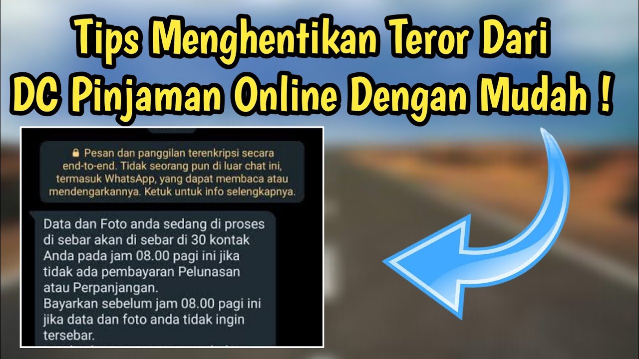 CARA MUDAH MENGHENTIKAN TEROR DARI DC PINJOL - solusi galbay di ...