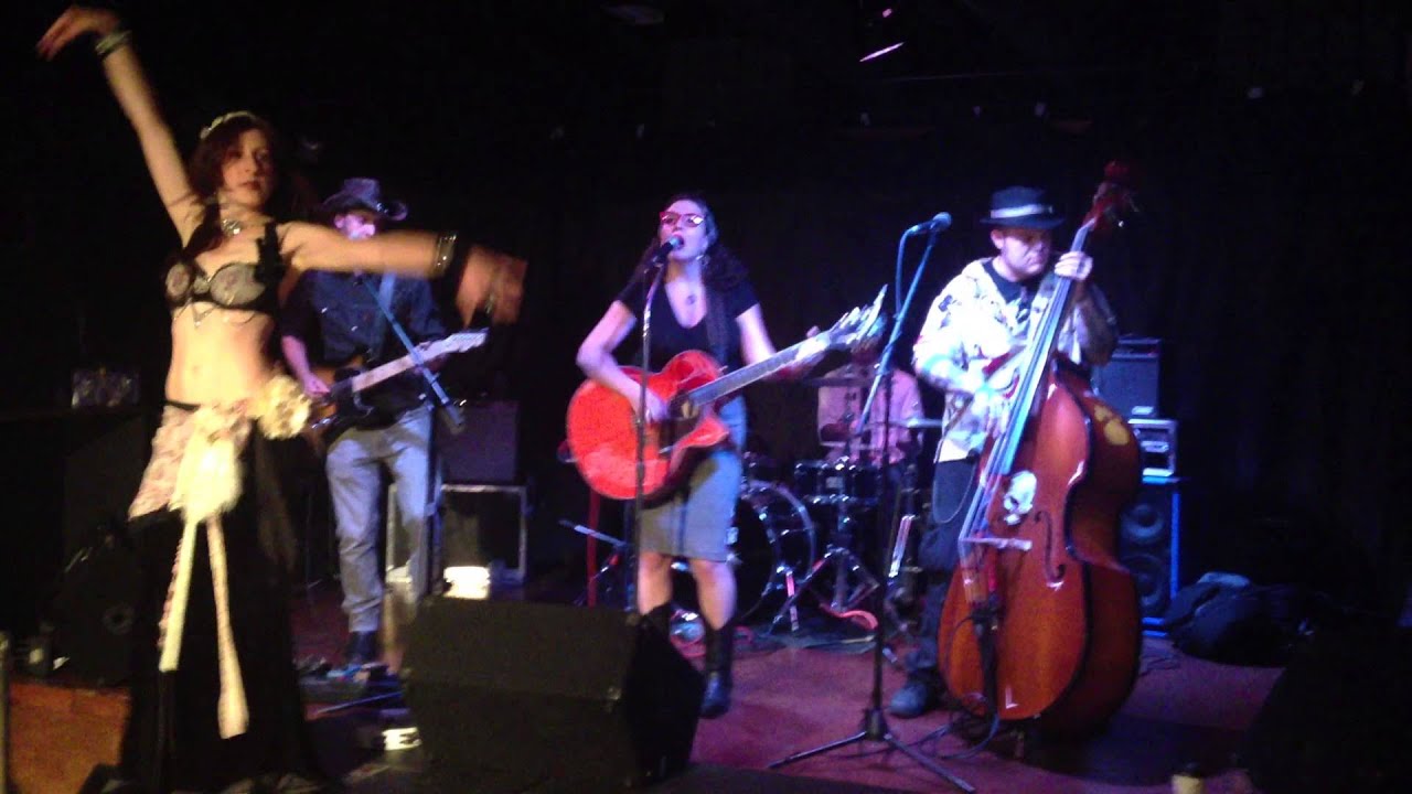 Lara Hope & The Ark-Tones "Luck Maker" w/ belly dancer! - YouTube