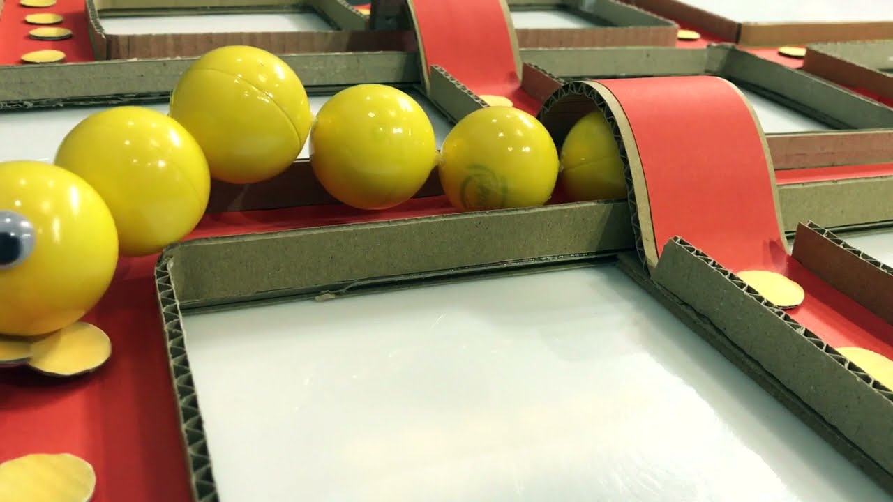 Gobble Dash. Cardboard game. DIY - YouTube