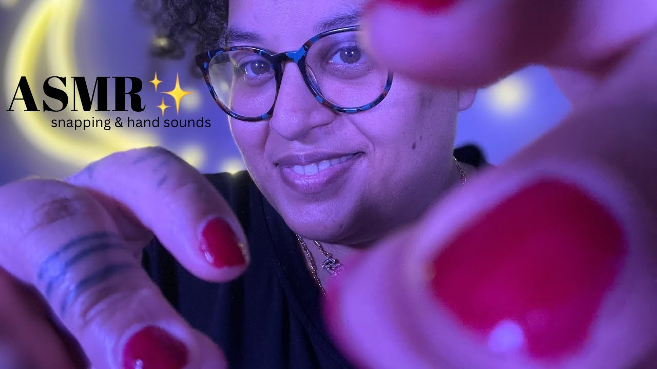 ASMR ~ snapping, hand sounds, personal attention ~ no talking - YouTube