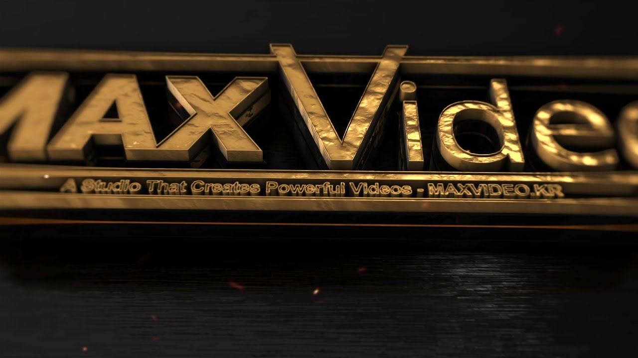 MAXVideo - 0012. 4K Golden 3D Title - YouTube