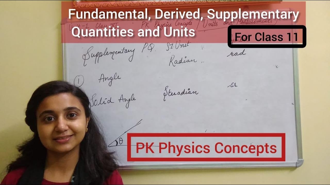 Fundamentals, Derived and Supplementary Quantities and Units| Class 11| Unit 1 - YouTube