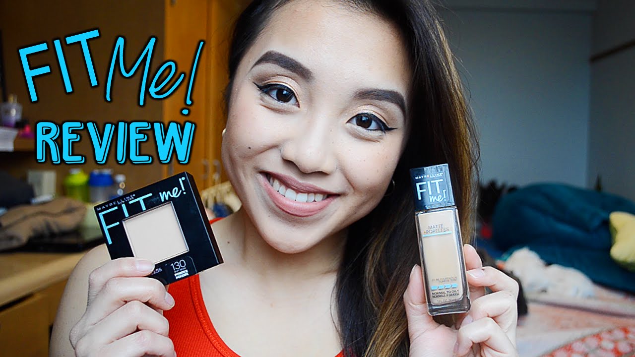 Maybelline Fit Me Matte and Poreless Foundation Review! *NEW* - YouTube