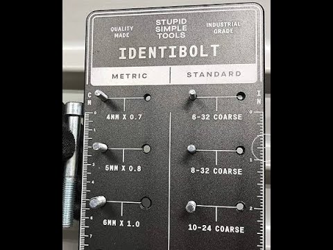 Nut and Bolt Identifier - Must Have Tool for your Shop - Stupid Simple ...