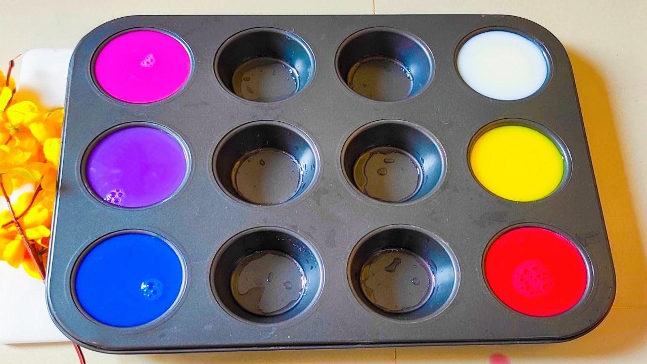 2 Different Colour Mixing Satisfying video / Water colour - YouTube