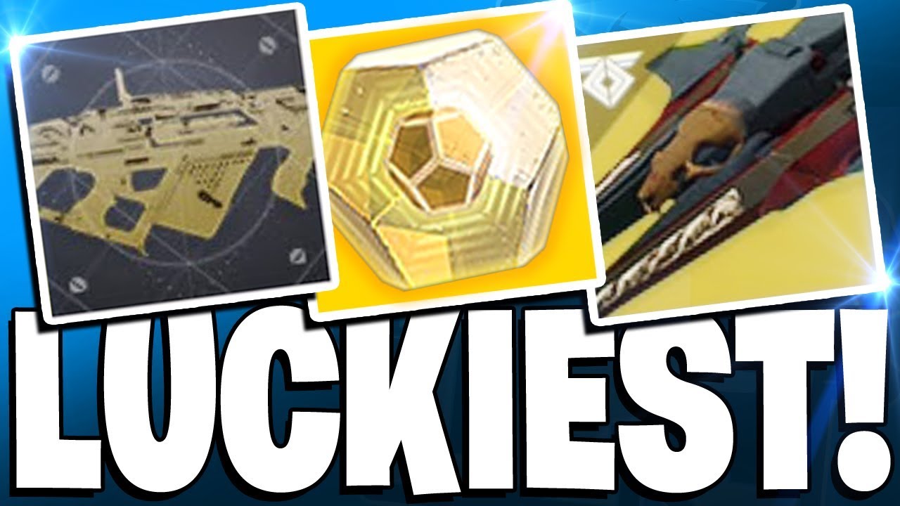 Destiny 2 - Insane Exotic & Catalyst Drop - AMAZING Top 5 LUCKIEST LOOT ...