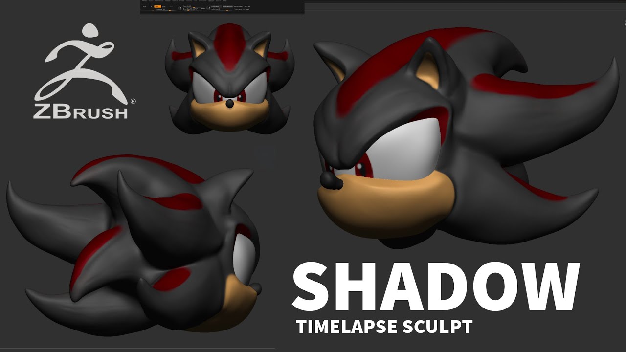 SHADOW HEAD SCULPT | Zbrush Timelapse - YouTube