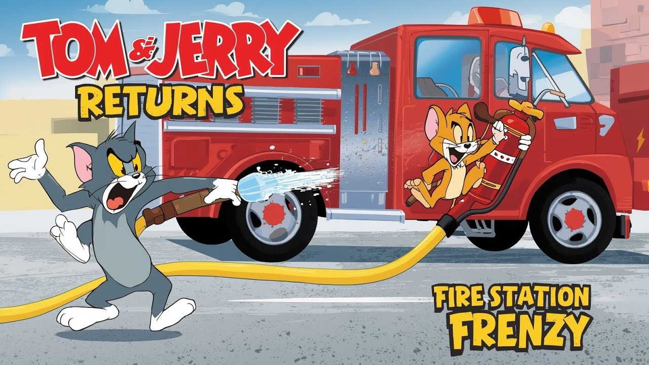 Tom & Jerry Returns | EP 46 – FIRE STATION FRENZY! 🚒😂 (Non-Stop Cartoon ...
