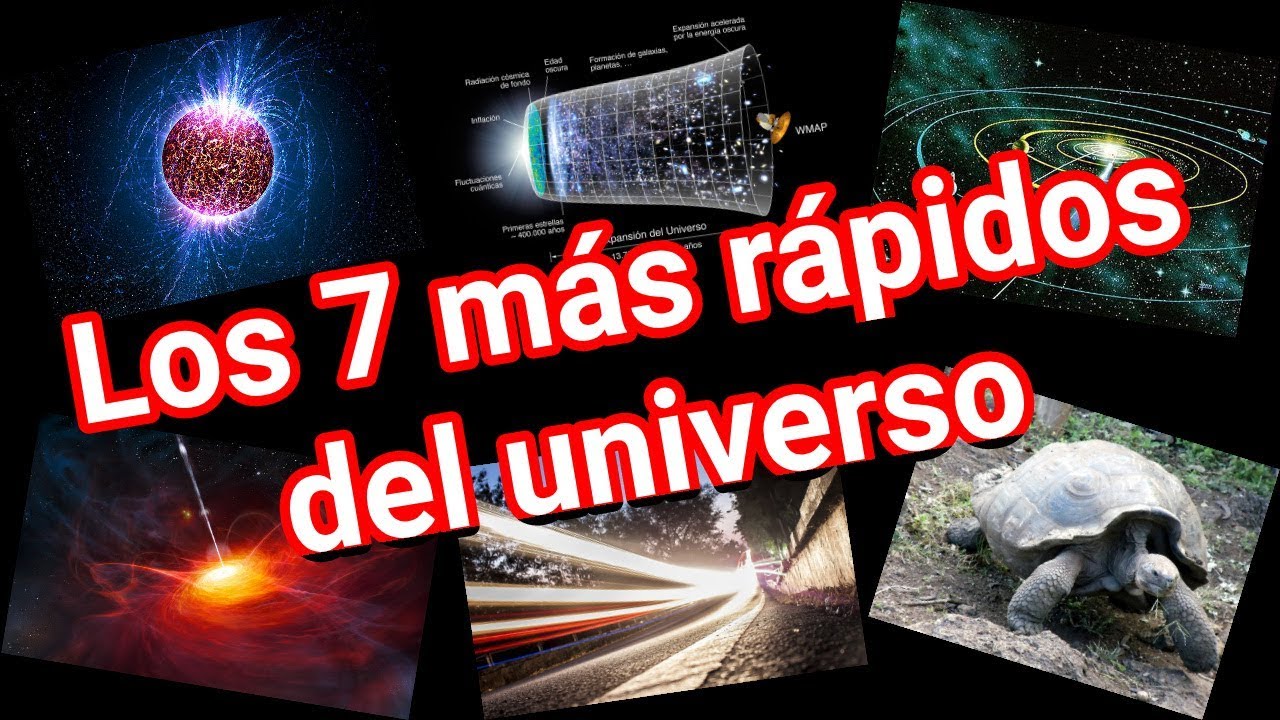 Los 7 objetos más rápidos del universo - YouTube