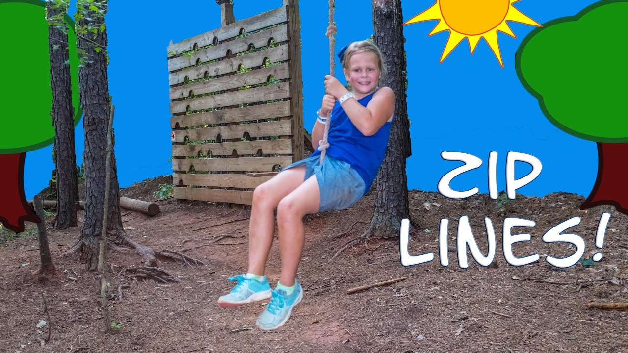 ASSISTANT Ninja Training with Zip Lines and Rope Courses Video - YouTube