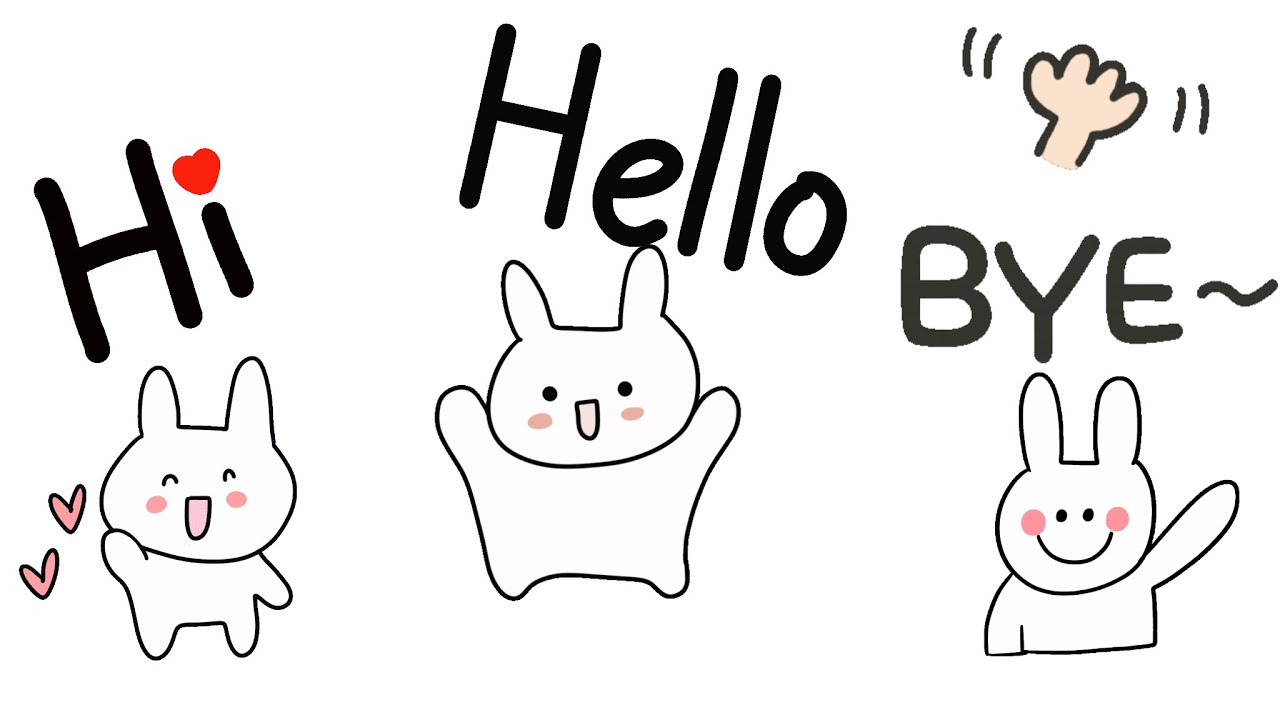 (동요로 배우는 0세~1세 영어 공부) "Hi & Hello & Bye-bye" (English learning for ...
