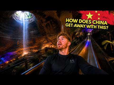 China Lets You Slide Through a 3 Million Year Old Cave 🇨🇳