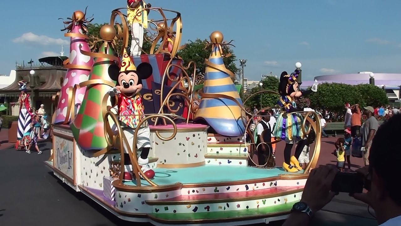 Disney Mickey Dancing Parade - YouTube