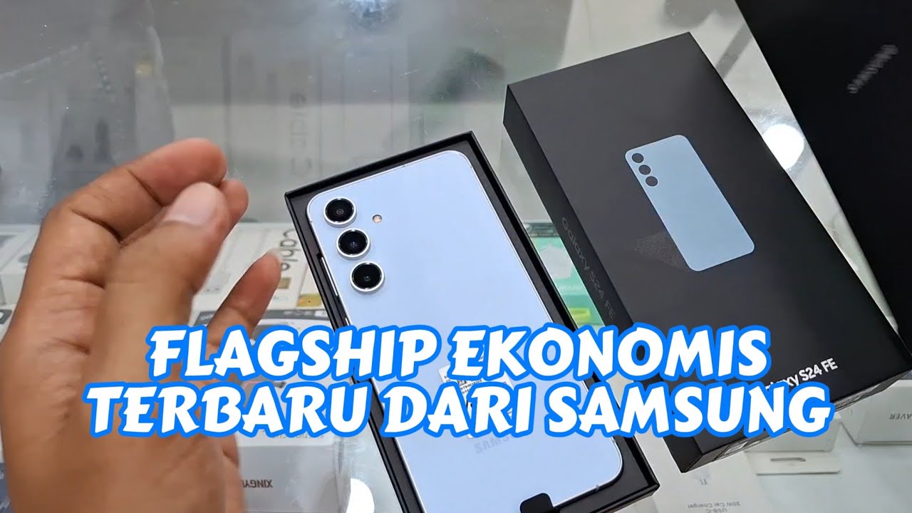 Samsung S24 FE warna biru, flagship terbaru dari samsung dengan harga ...