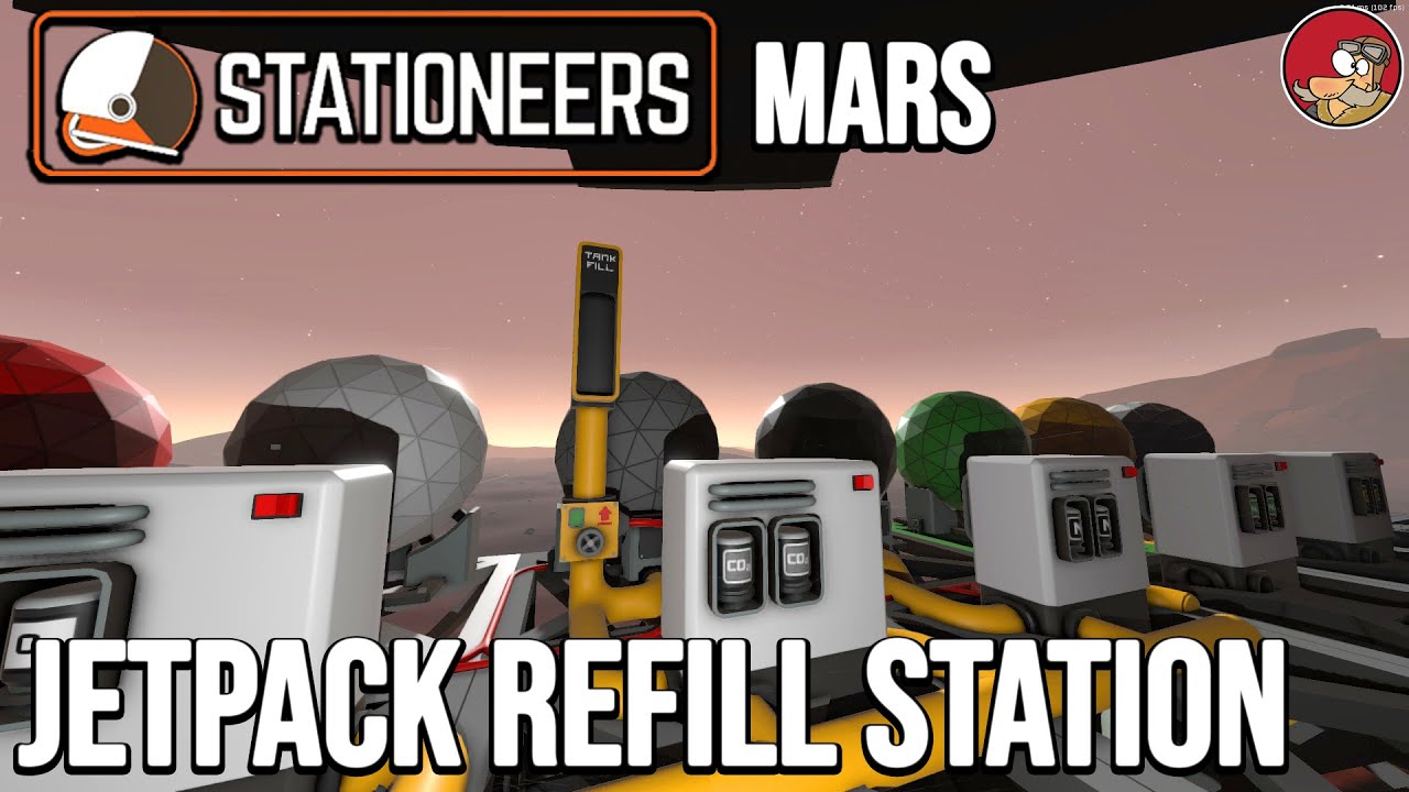 Simple Jetpack Refill Station - Stationeers Mars Survival - ep 34 - YouTube