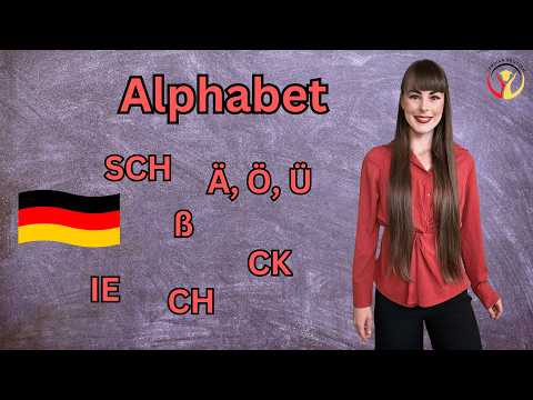 German Alphabet, ÄÖÜ, ß and more in under 10 min! 💪#germanforbeginners #learngerman #germancourse