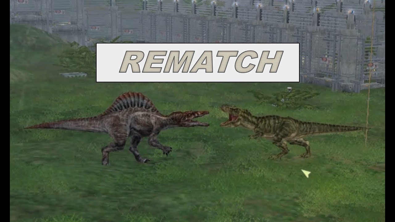 Tyrannosaurus Rex vs Spinosaurus : Jurassic Park: Operation Genesis ...