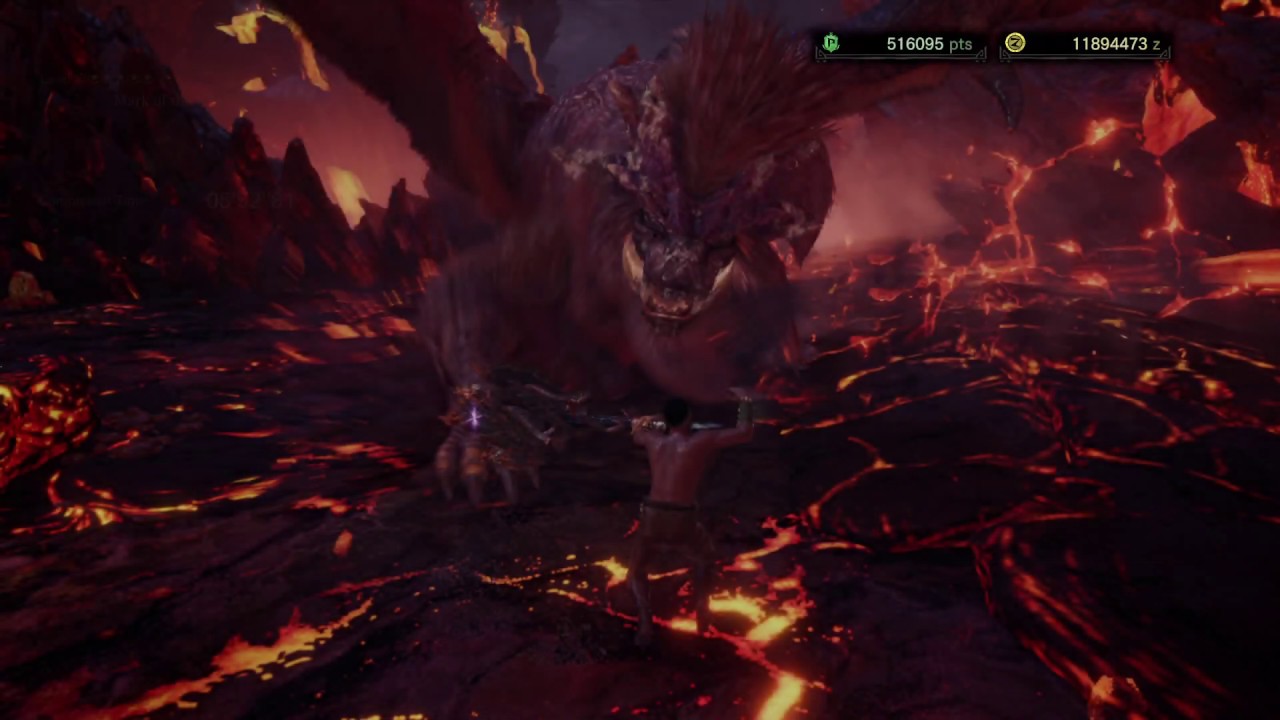 MHW Iceborne : MR Teostra solo - 5'52"81- Hunting Horn - TA w/claw ...