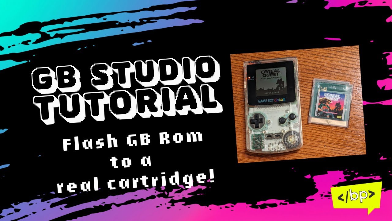 Flash a Game Boy ROM to a Game Boy Cartridge - YouTube