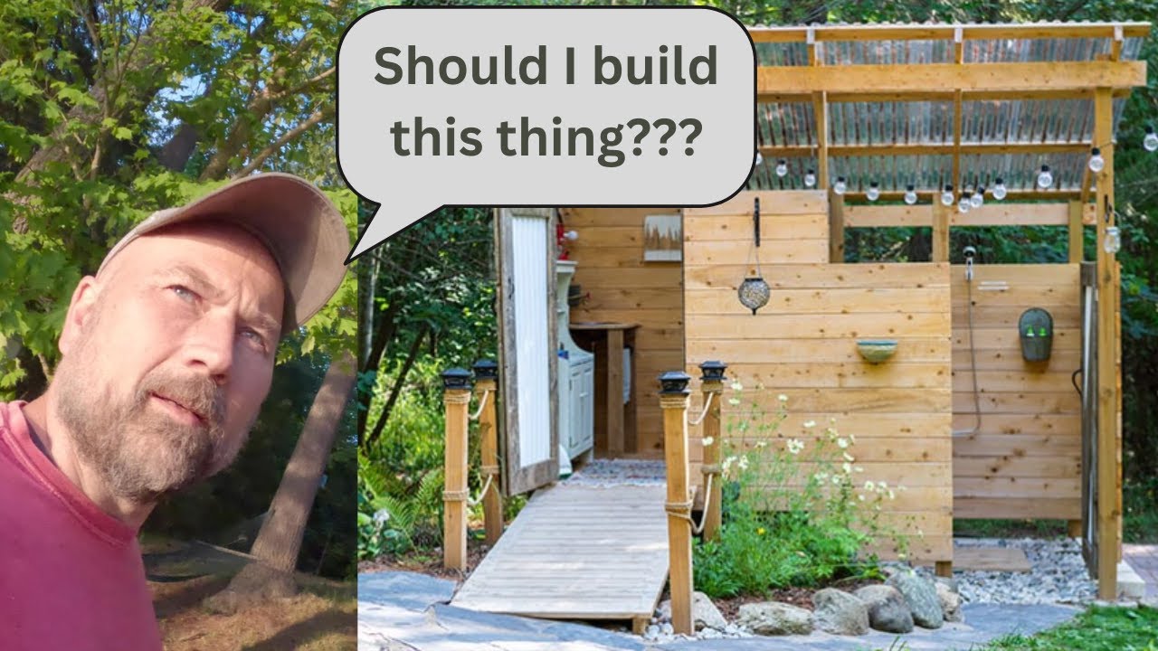 Outdoor shower in Canadian Wilderness? Should I build one? Solo weekend ...