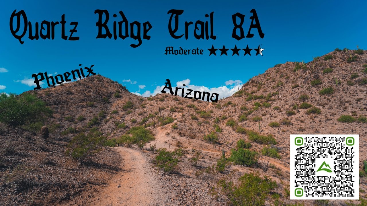 Quartz Ridge Trail 8A (Full Hike) - Phoenix Arizona USA - YouTube