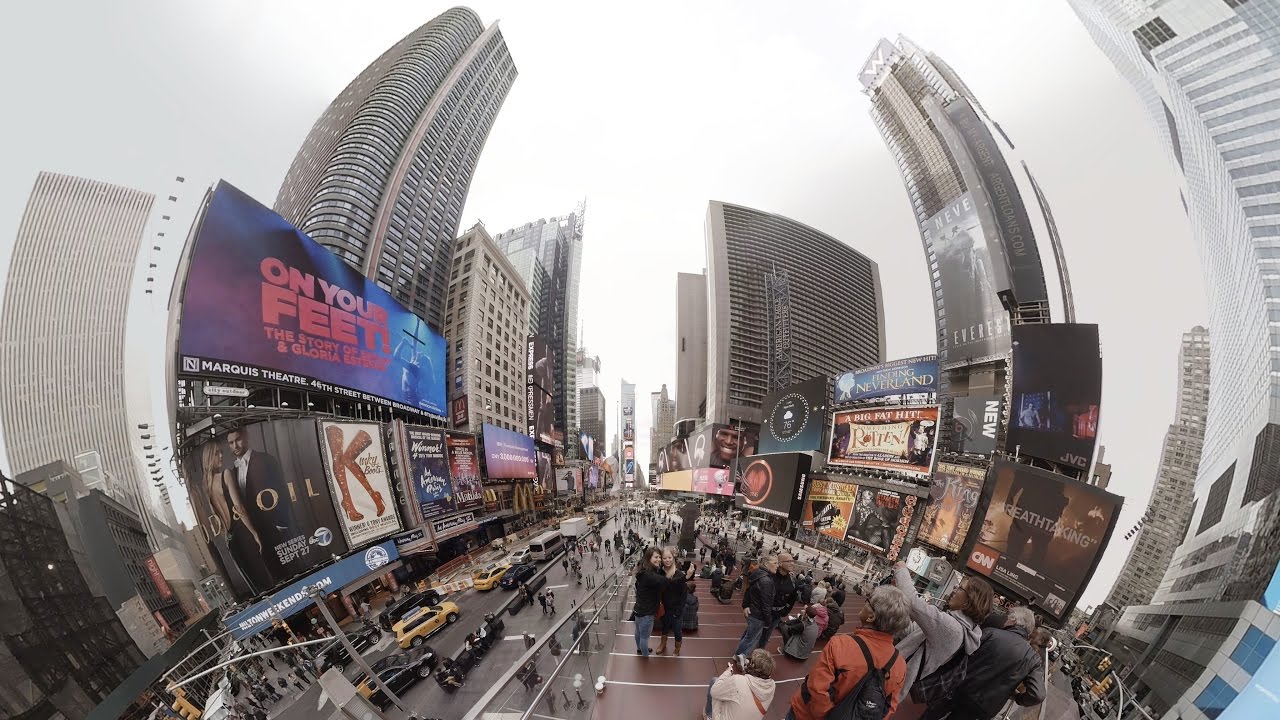 تصوير فيديو 360 درجة في نيويورك من خلال Gear 360 نسخة 2017 - YouTube